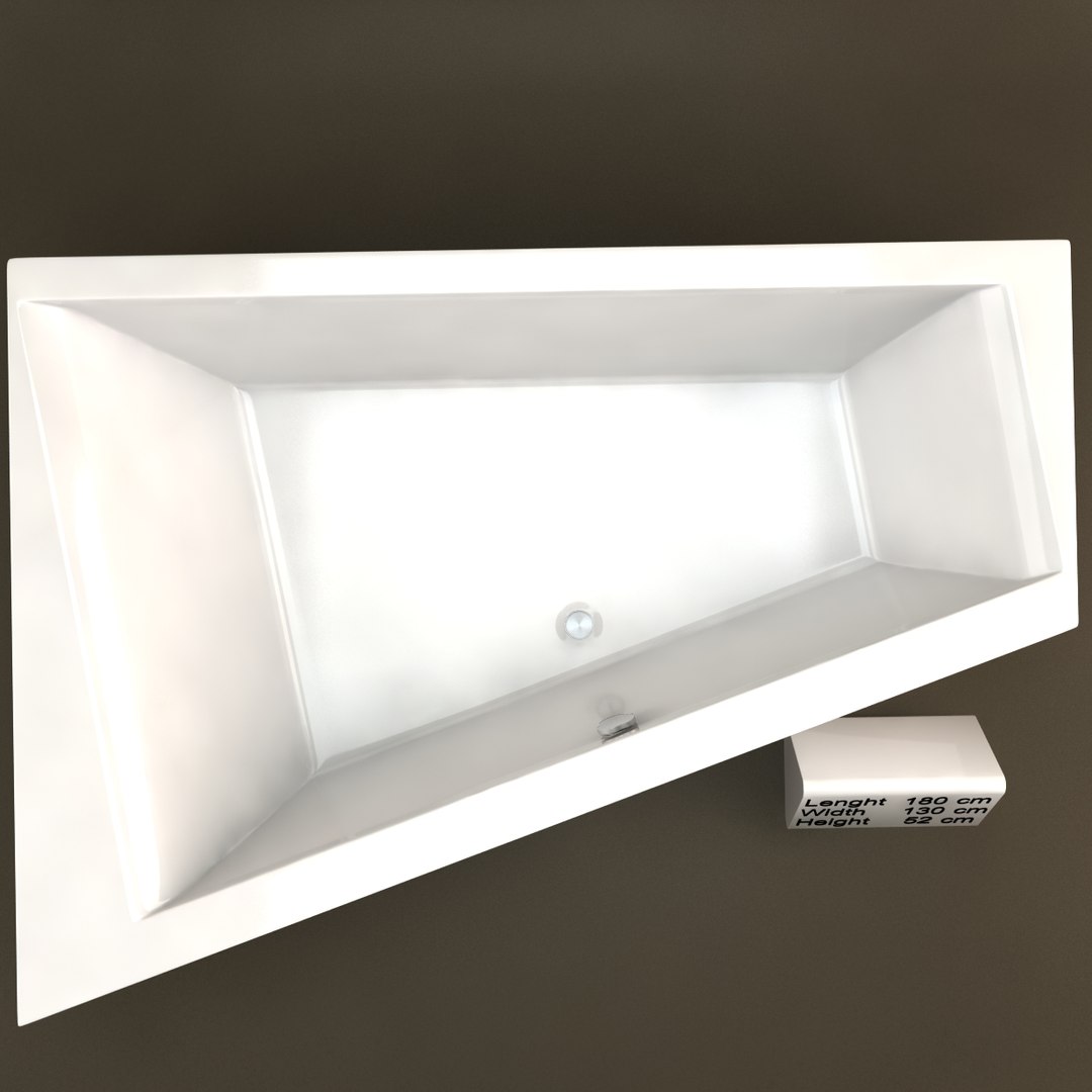 3d bath tub model
