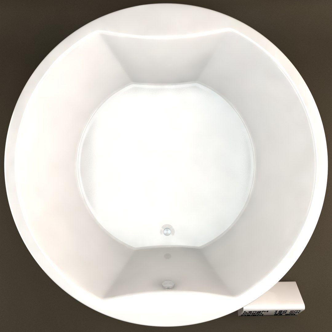 3d bath tub model