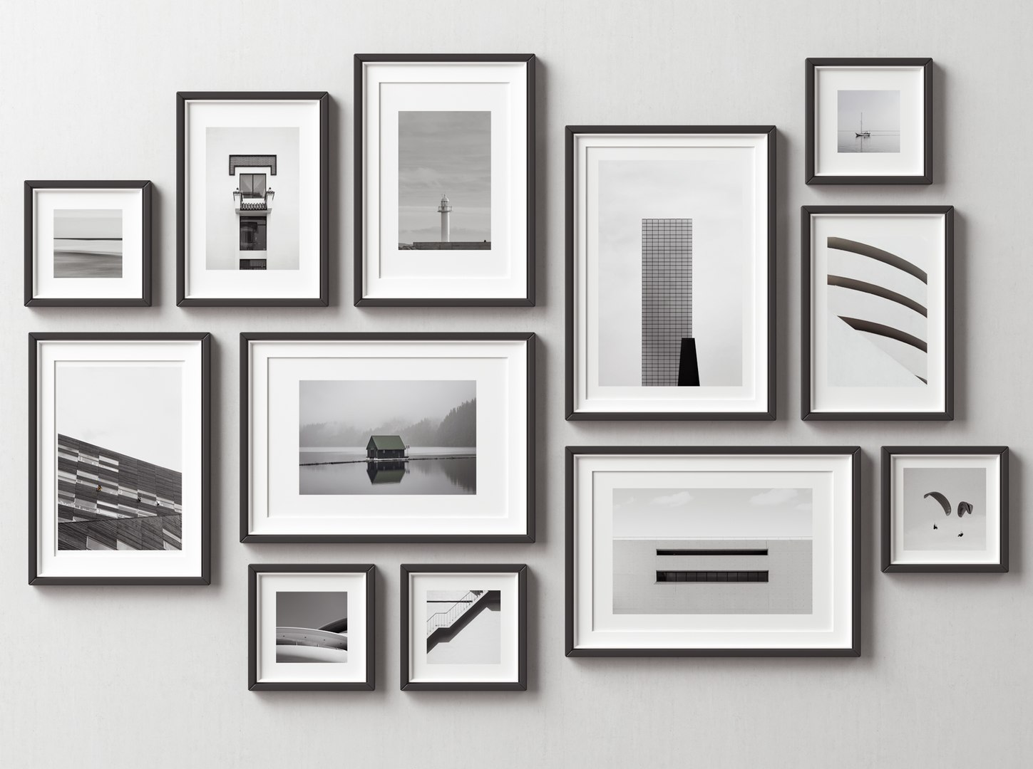 3D Picture Frames Set-264 model - TurboSquid 1768103