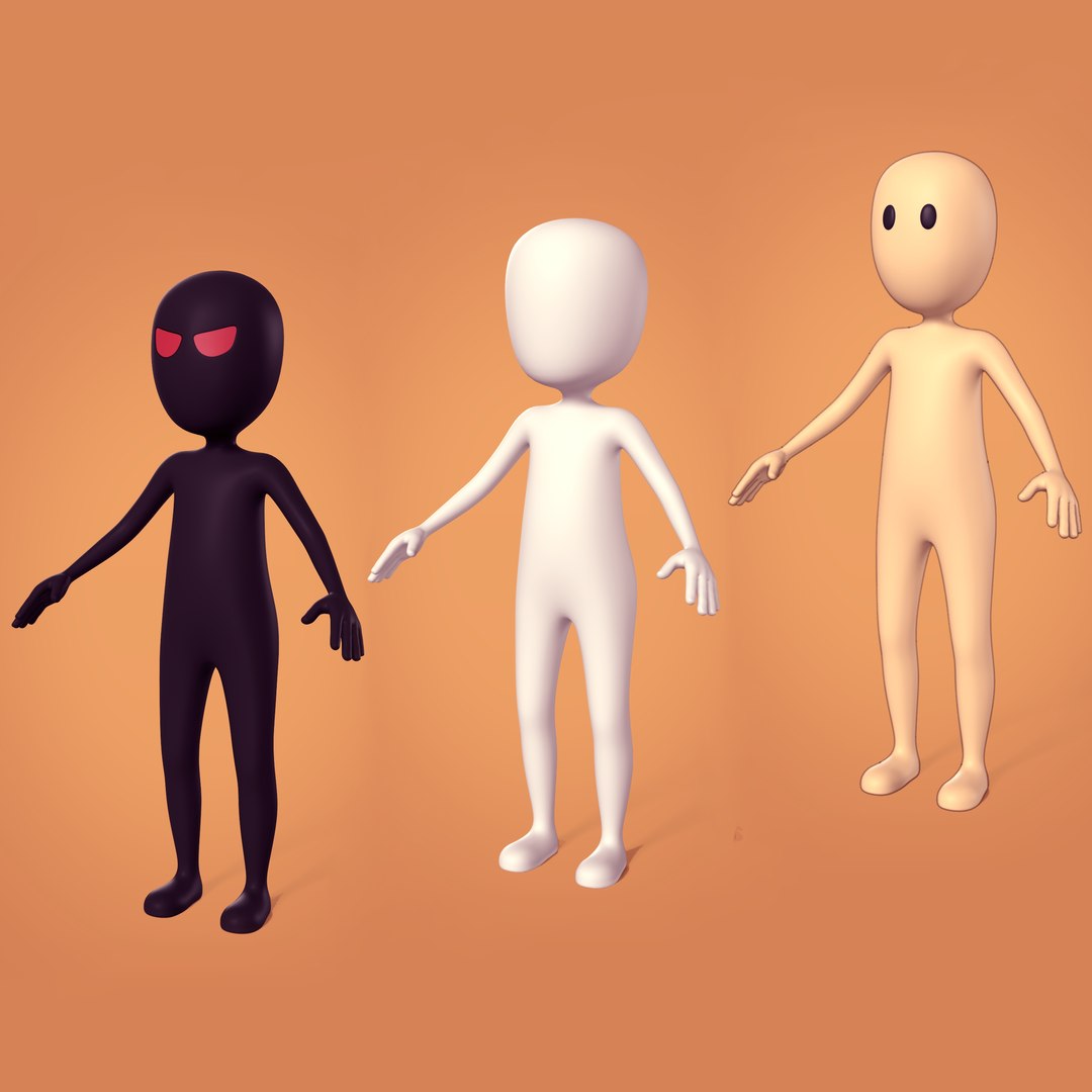 Rigged Characters 3D Model - TurboSquid 2203820
