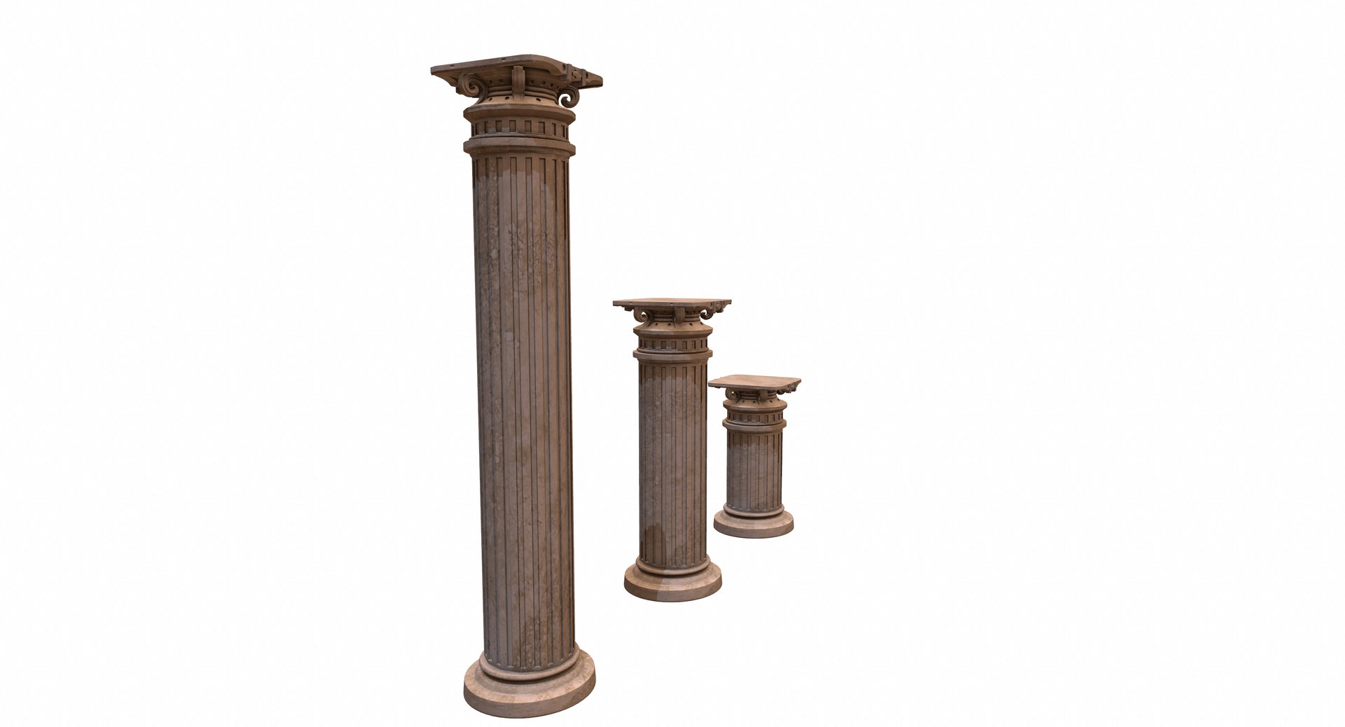 3d Model 3 Column
