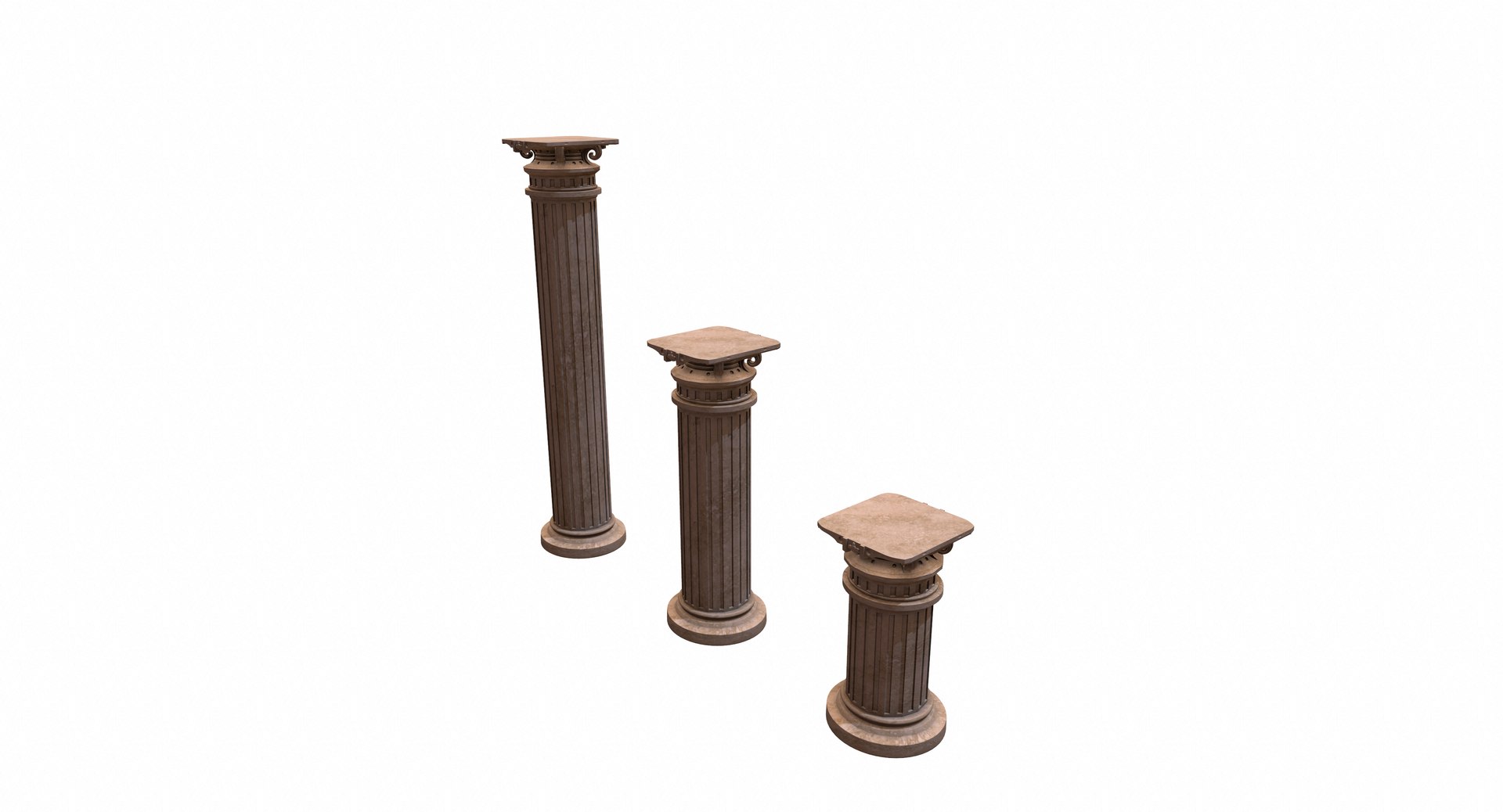 3d Model 3 Column