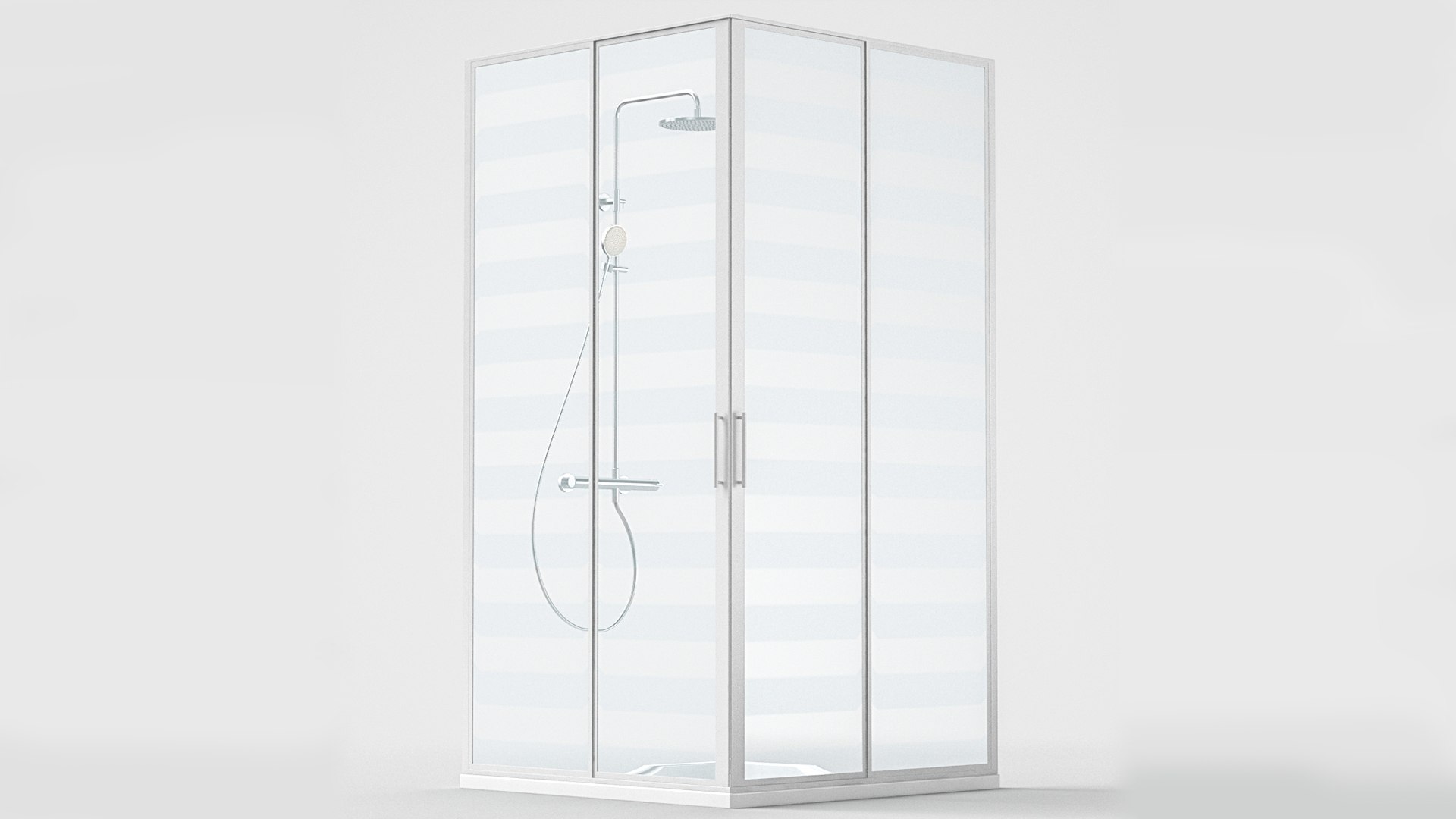 Shower Cabinet 3D - TurboSquid 1512539