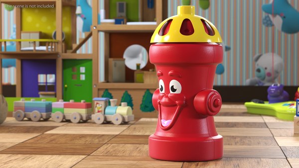 modelo 3d Red Fire Hydrant Children Toy - TurboSquid 1989323
