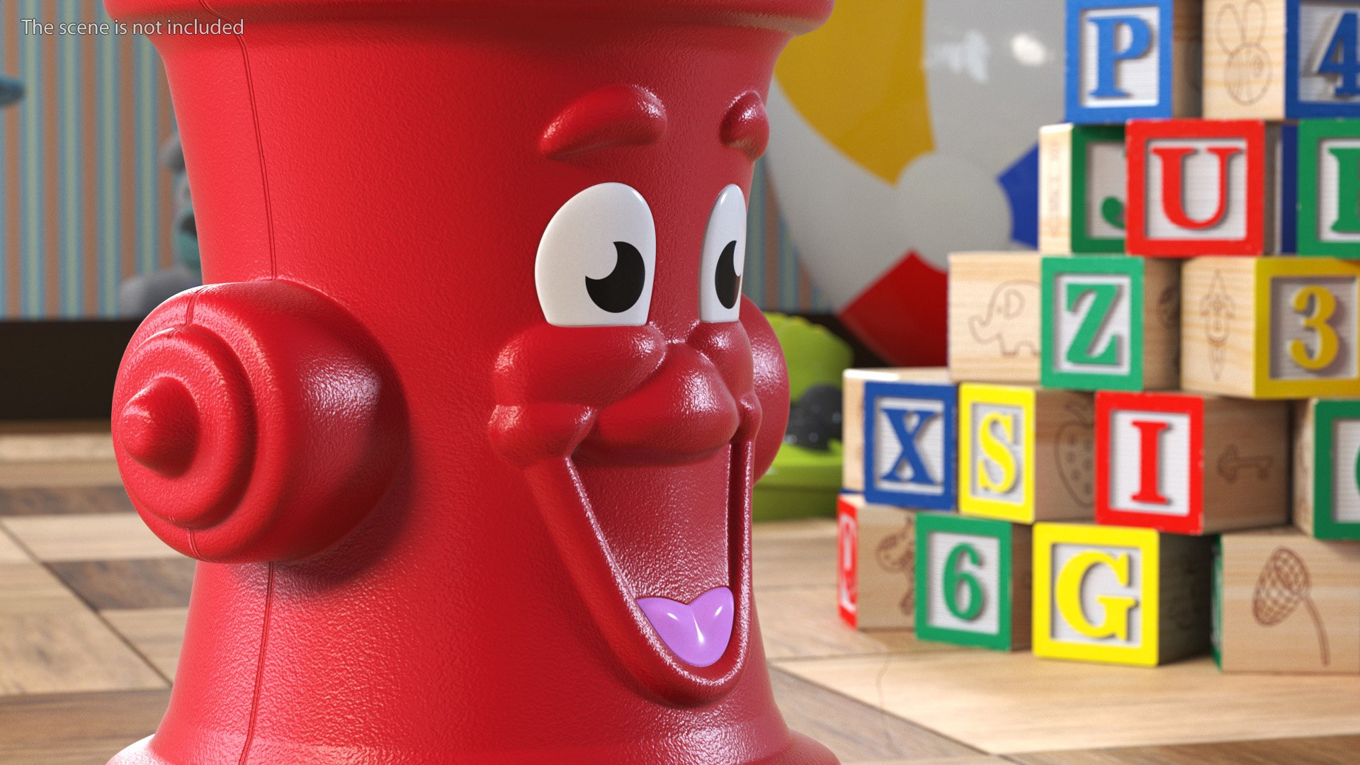 Red Fire Hydrant Children Toy 3D Model - TurboSquid 1989323