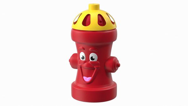 Red Fire Hydrant Children Toy 3D model - TurboSquid 1989323