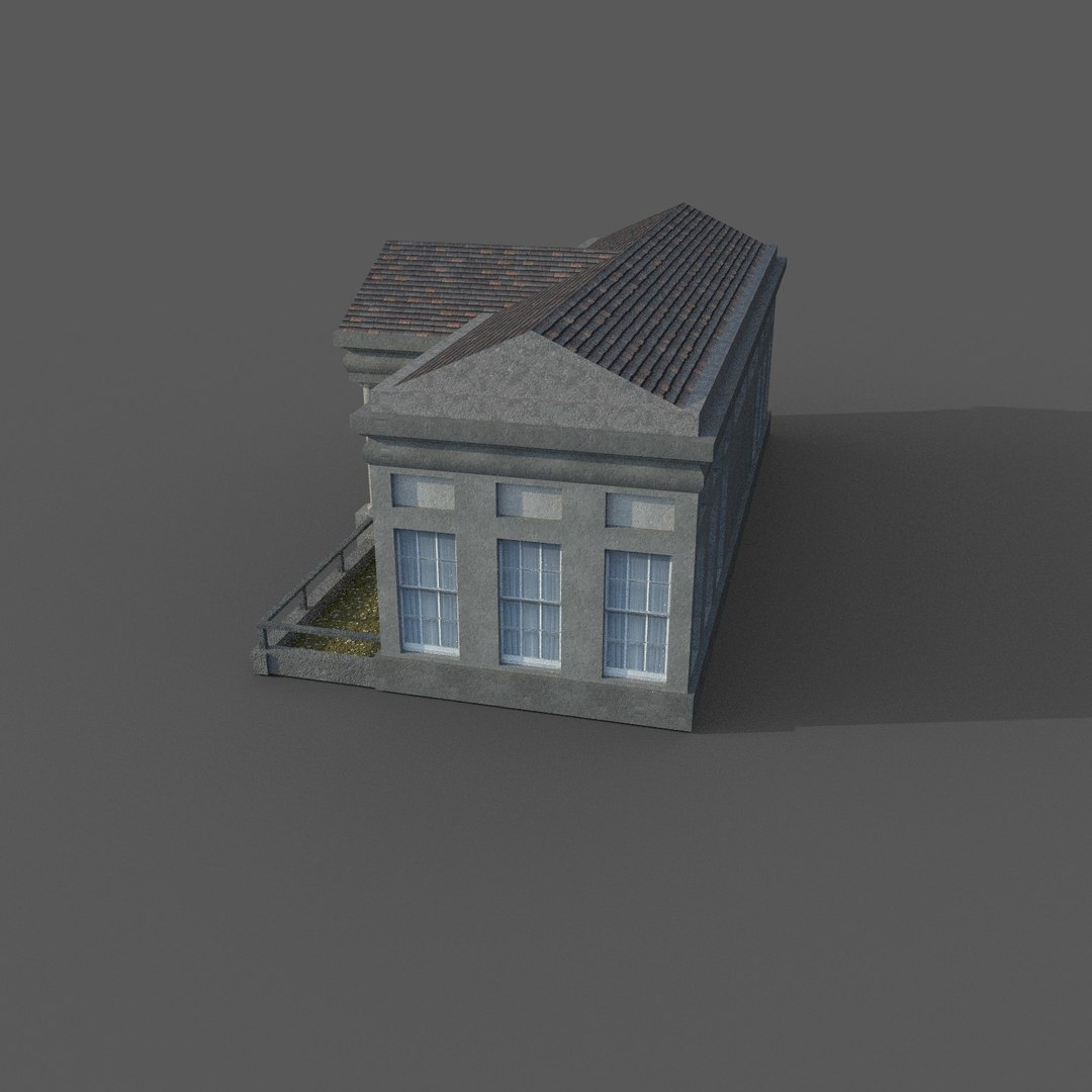 Museum Building 3D Model - TurboSquid 1234786