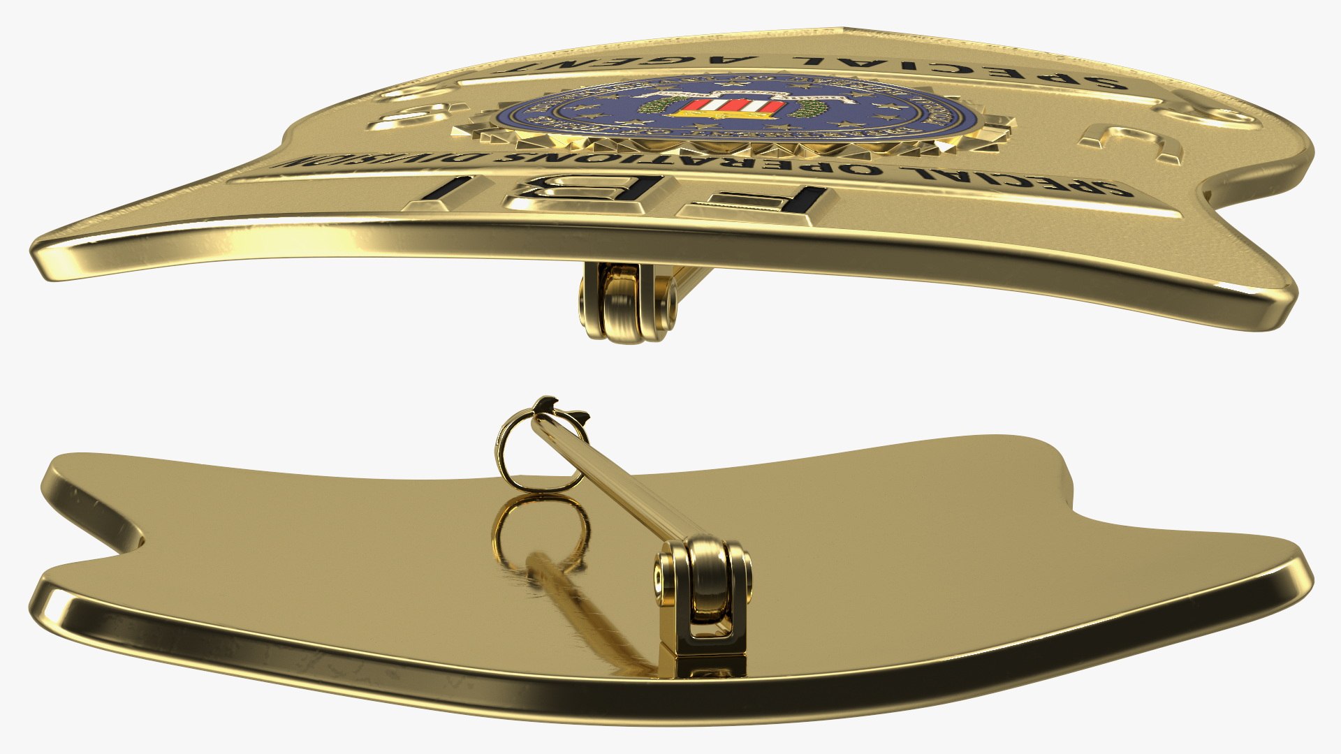 3D FBI Badge - TurboSquid 2022821