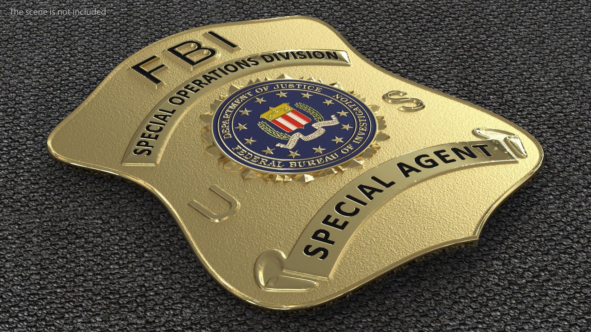 3D FBI Badge - TurboSquid 2022821