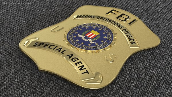 modelo 3d Insignia del FBI - TurboSquid 2022821