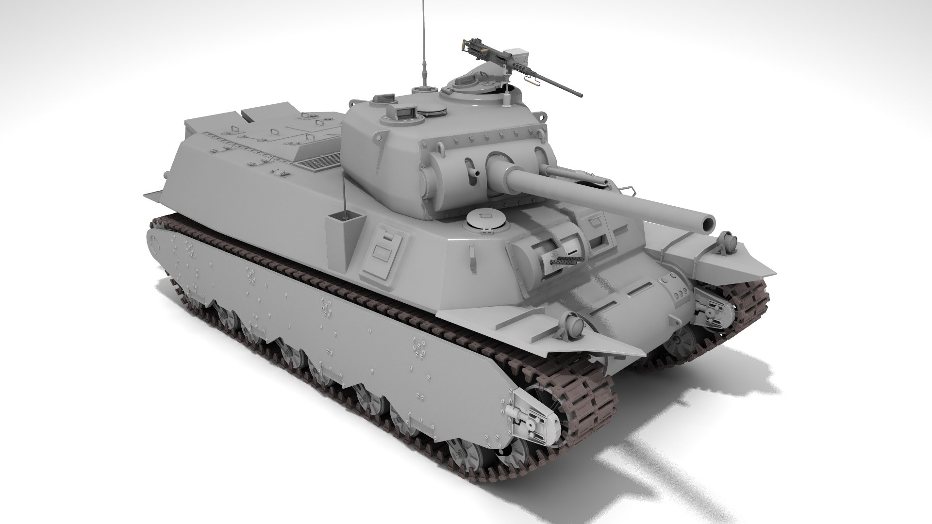 M6 Heavy Tank 3D Model - TurboSquid 1717863