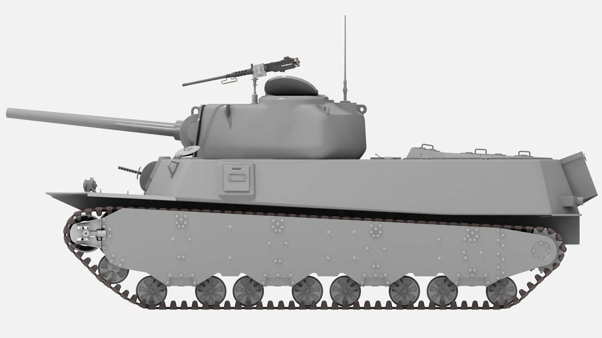 M6 Heavy Tank 3D Model - TurboSquid 1717863