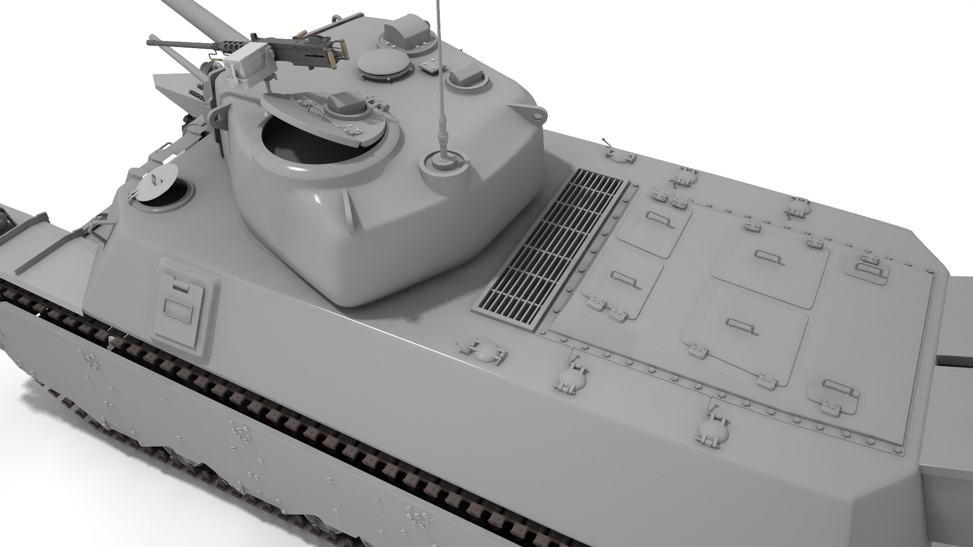 M6 Heavy Tank 3D Model - TurboSquid 1717863