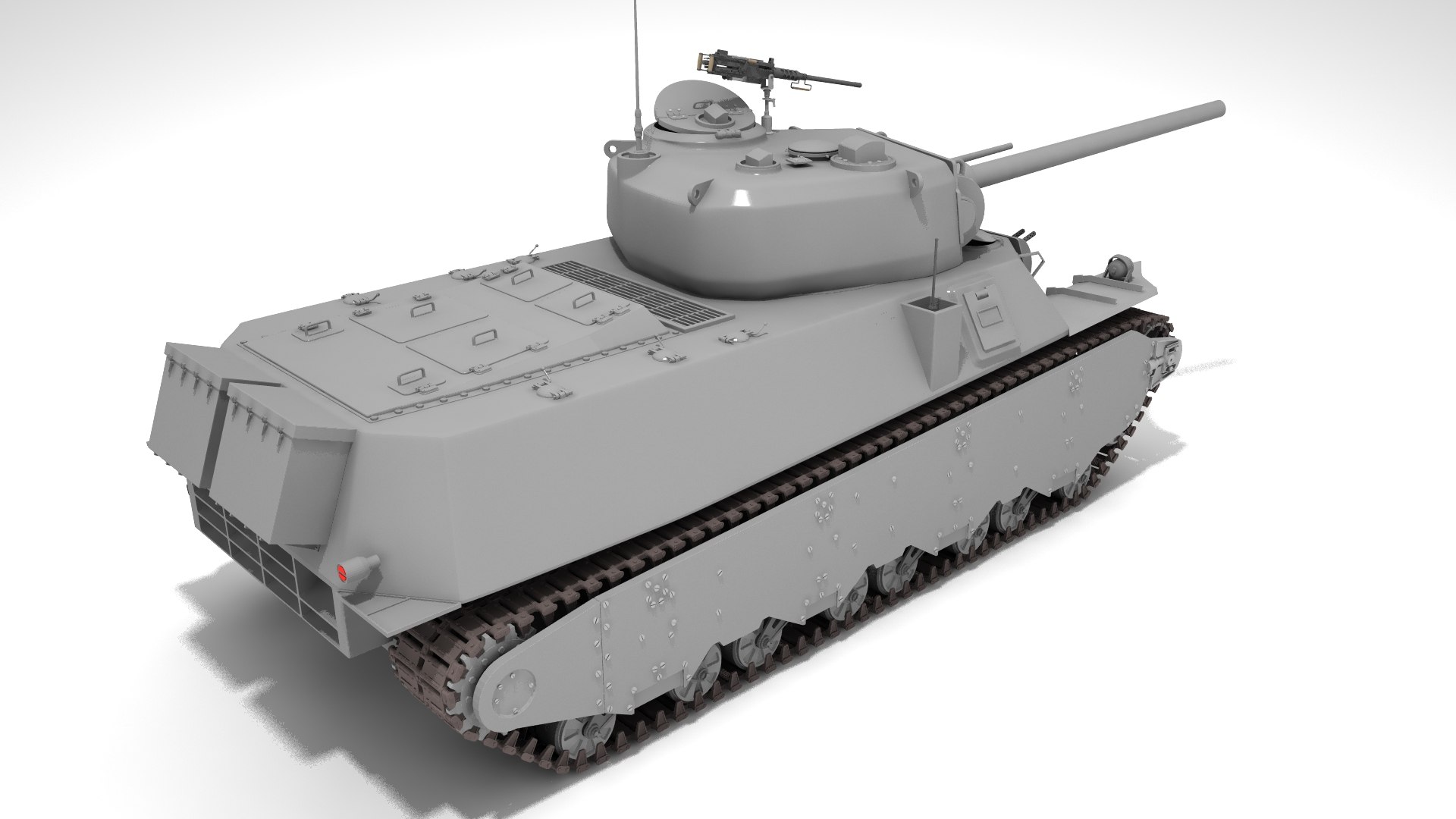 M6 Heavy Tank 3D Model - TurboSquid 1717863