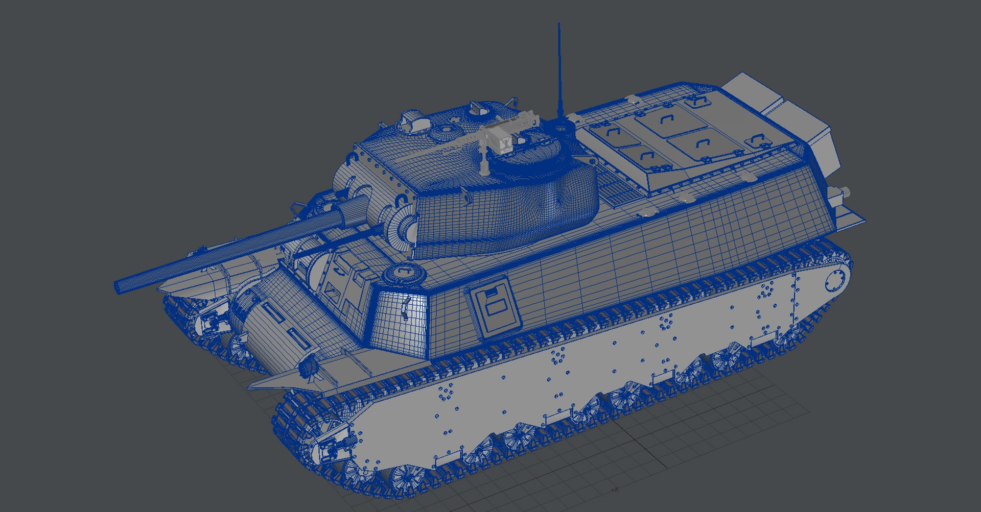M6 Heavy Tank 3D Model - TurboSquid 1717863