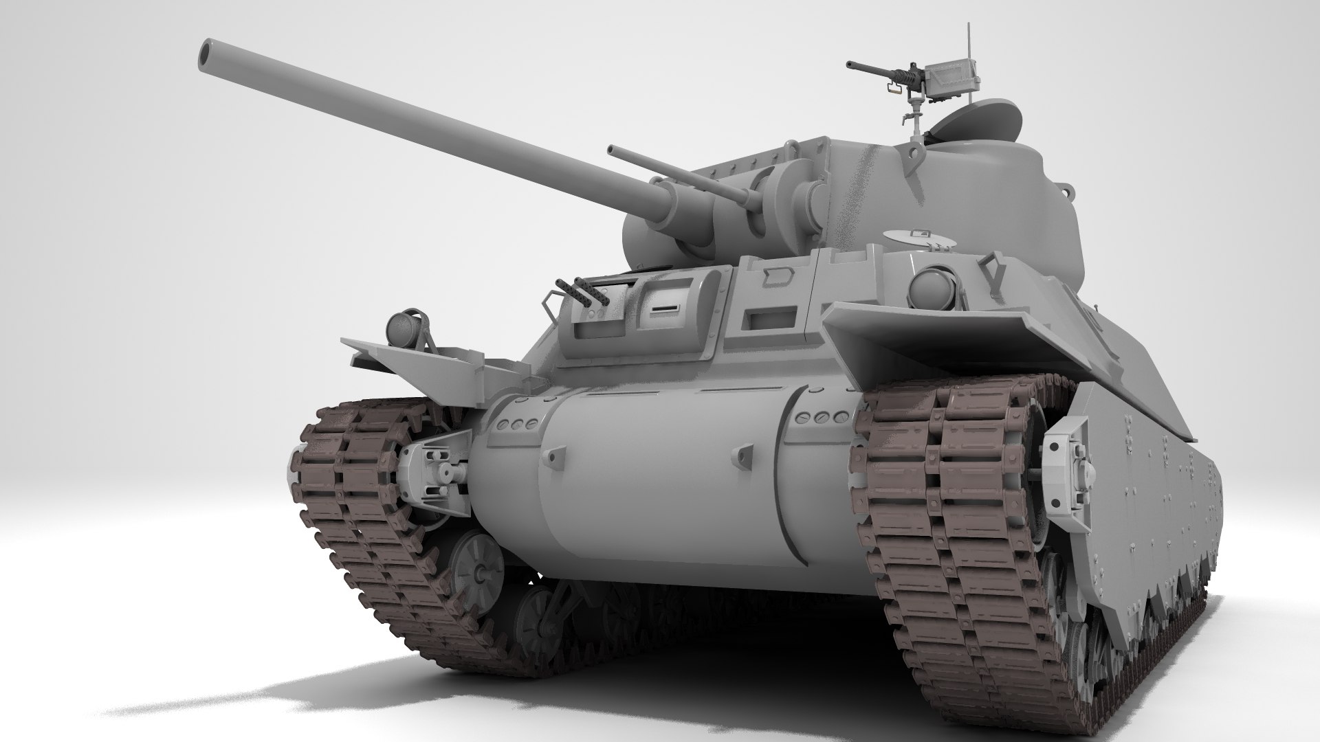 M6 Heavy Tank 3D Model - TurboSquid 1717863