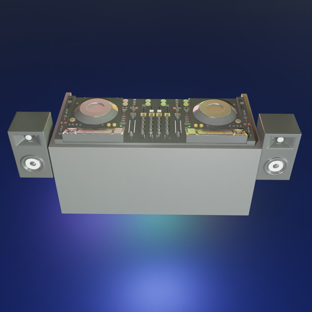 Dj Mixer 3D Model - TurboSquid 1999217