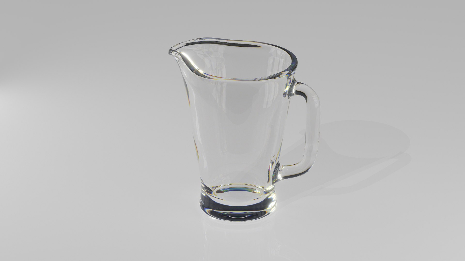 3D glass pitcher - TurboSquid 1907405
