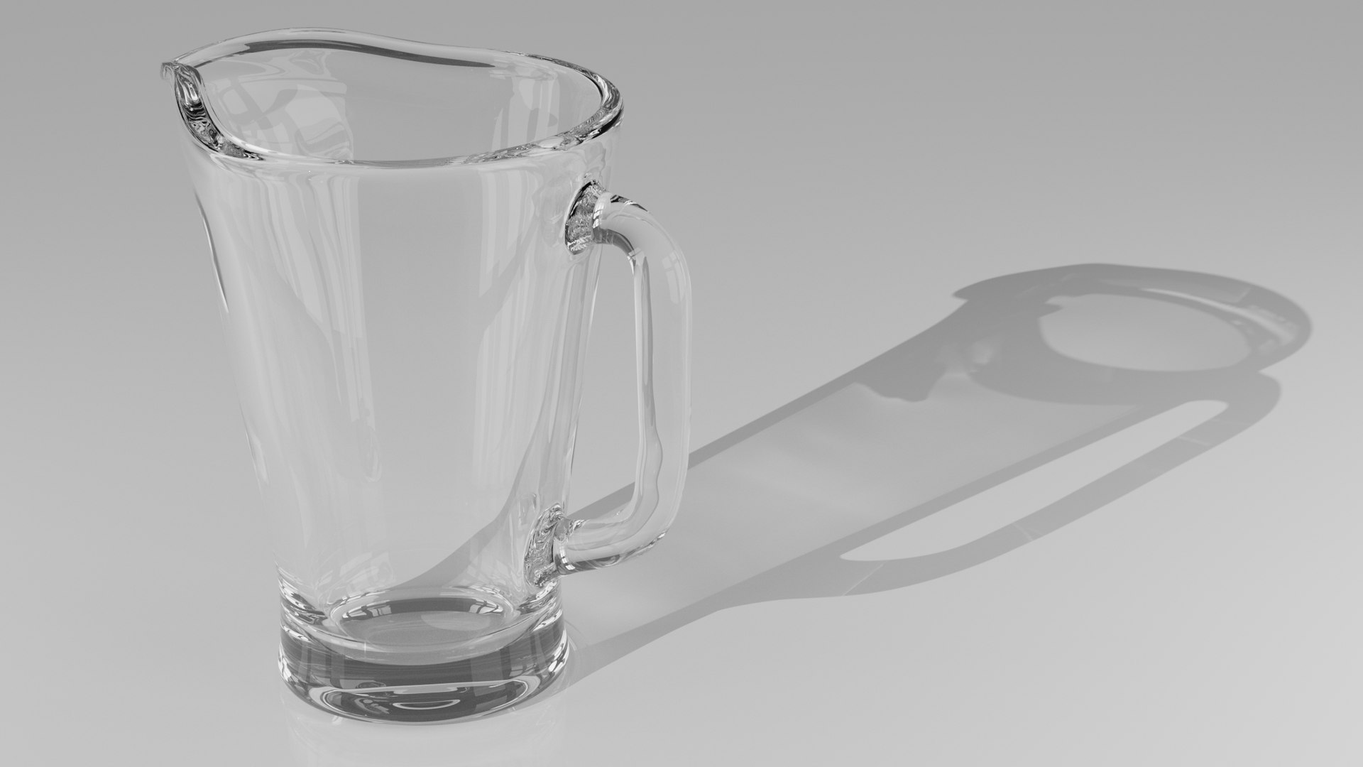 3D glass pitcher - TurboSquid 1907405