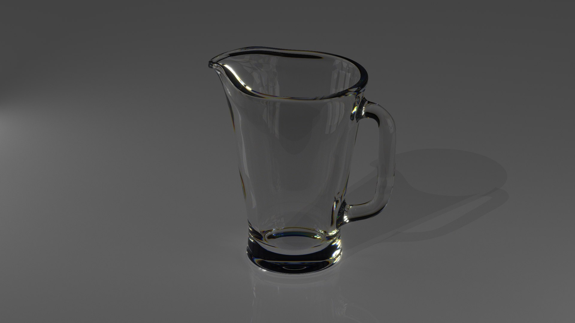3D glass pitcher - TurboSquid 1907405