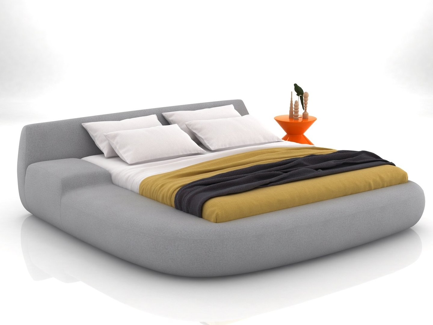 Big Bed 01 3D - TurboSquid 1175665