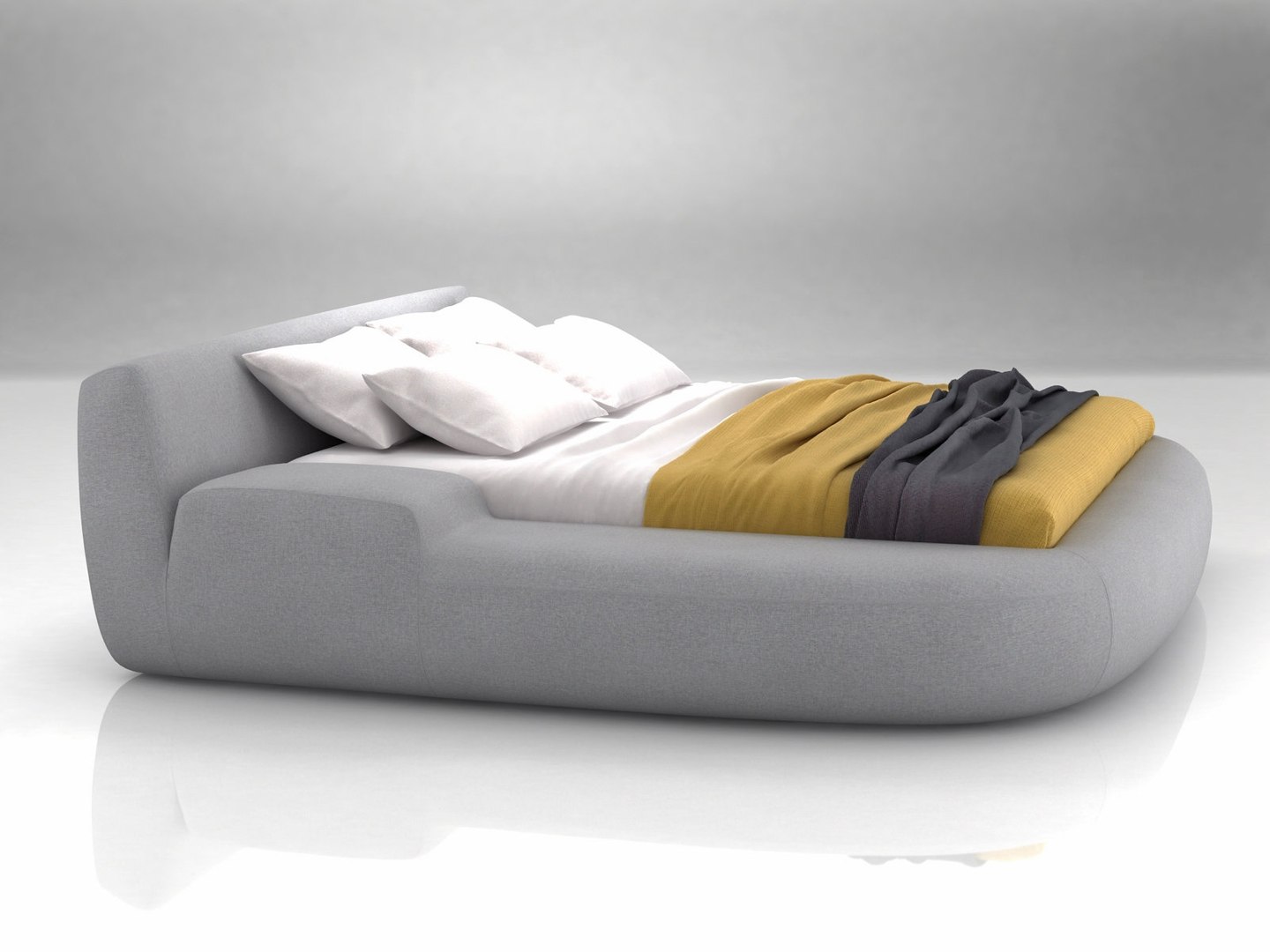 Big Bed 01 3D - TurboSquid 1175665