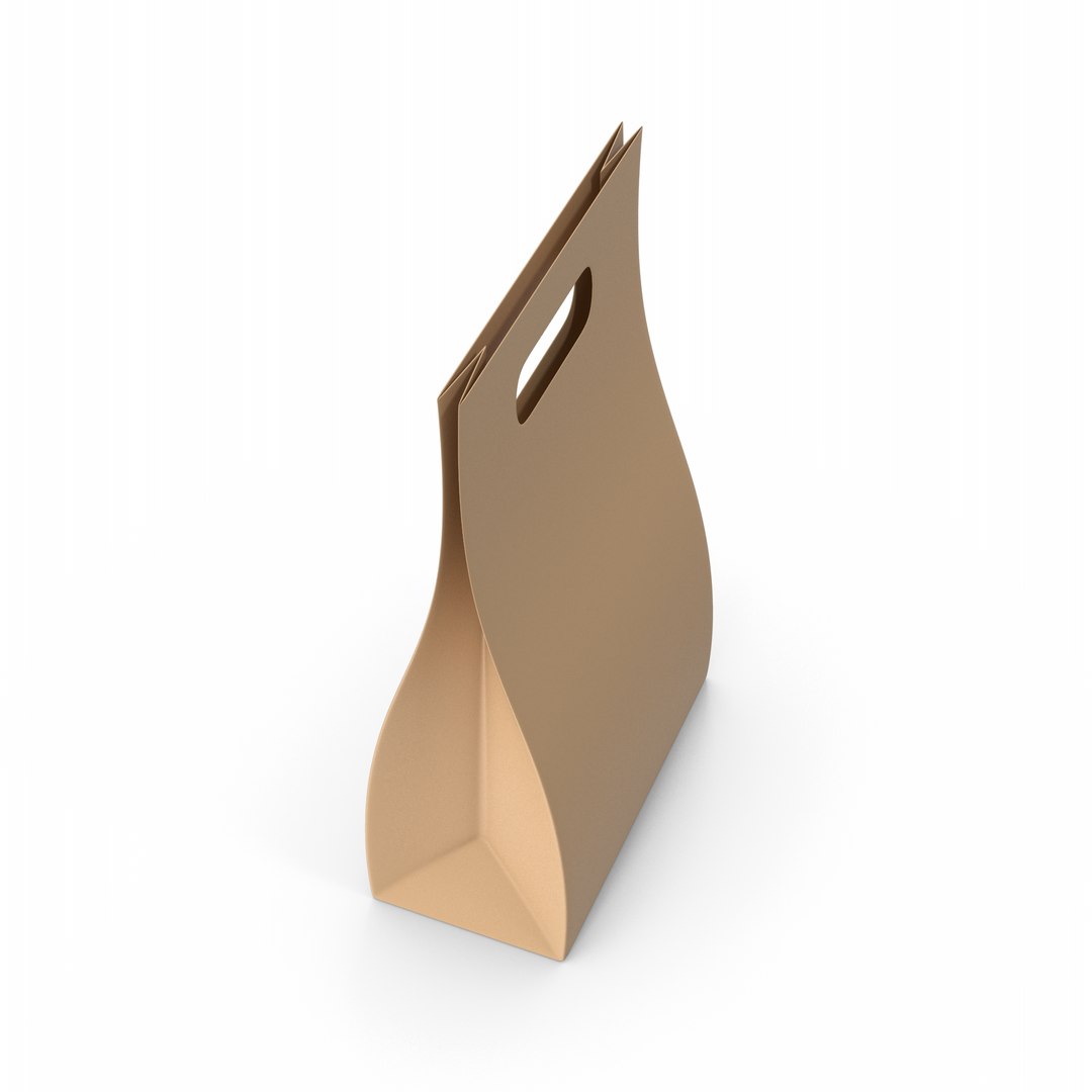 3D Paper Shopping Bags And Containers Collection model - TurboSquid 2064298