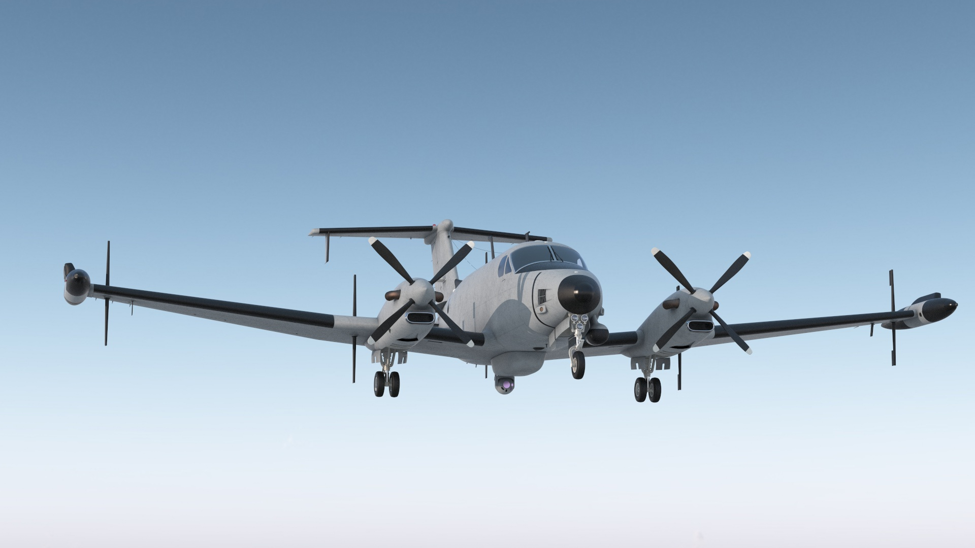 Beechcraft Rc12 Guardrail Rigged 3D Model - TurboSquid 1578114