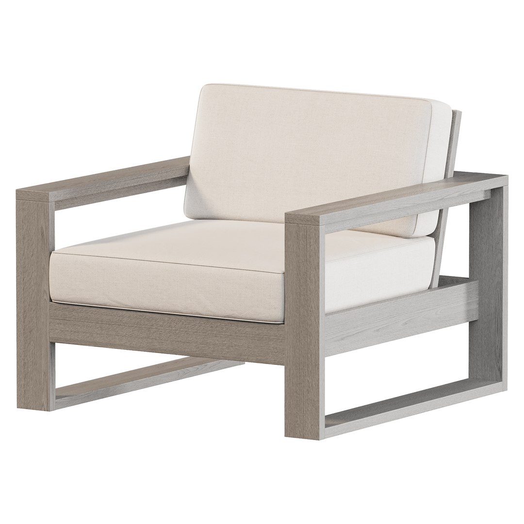 3D Portside Outdoor Lounge Chair Model - TurboSquid 2123654