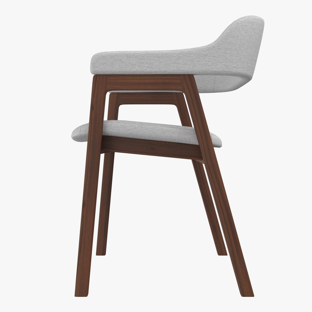 Article Savis Gray Dining Chair 3D - TurboSquid 2023379