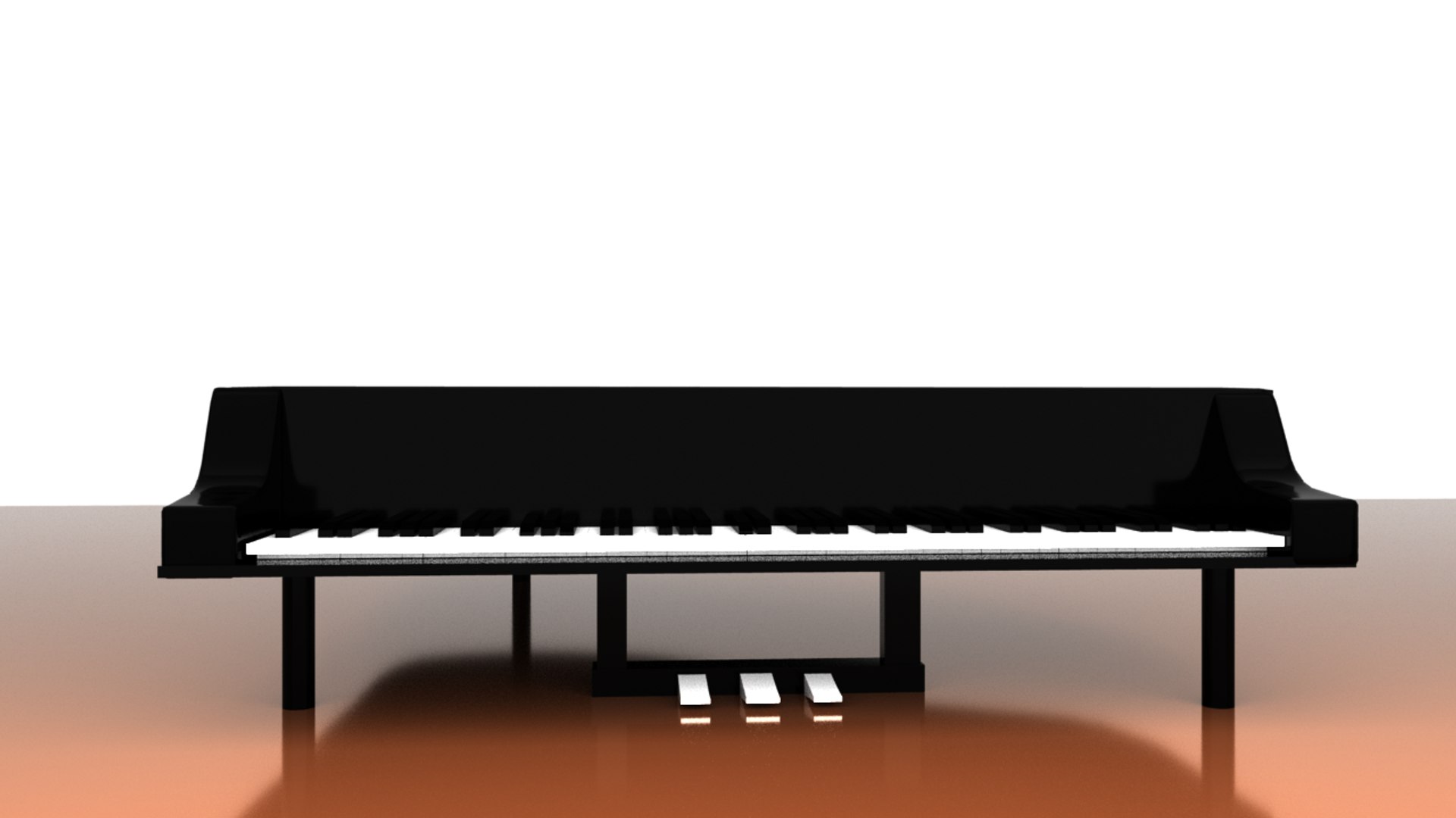Piano Model - TurboSquid 1347372