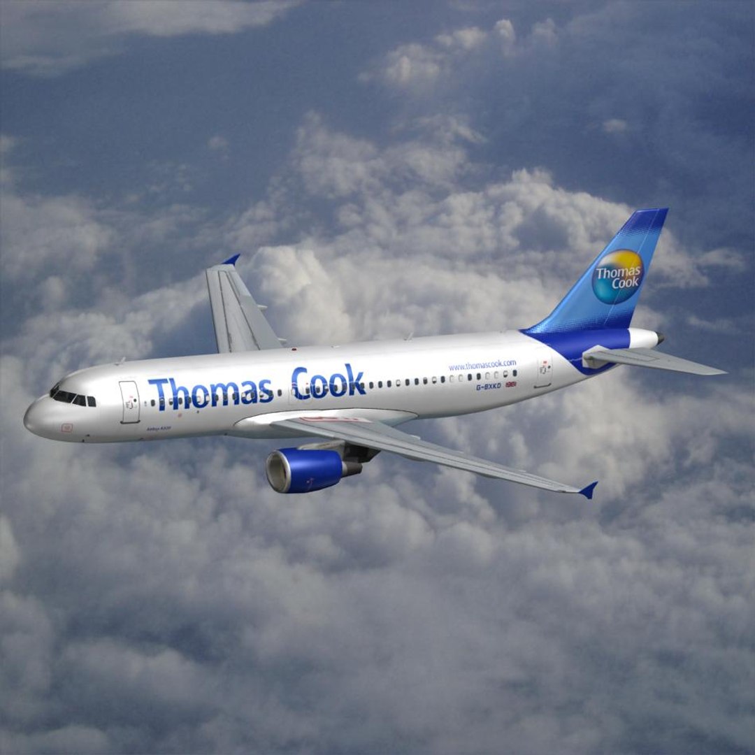 3d Model Airbus A320 Thomas Cook