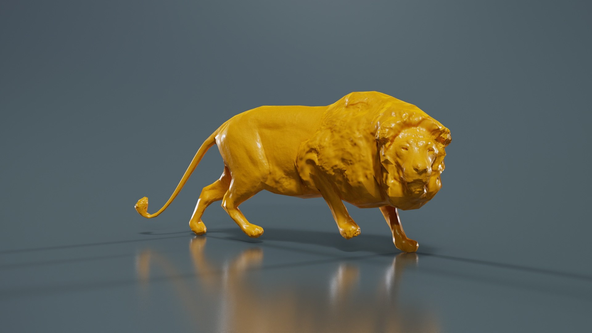 3D Lion Remastered - TurboSquid 2359815