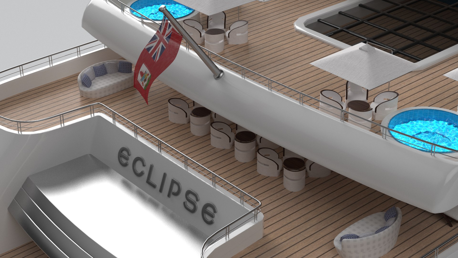Eclipse Superyacht model - TurboSquid 1924137