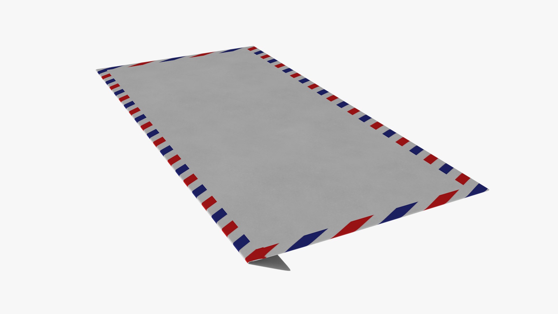 Air Mail Envelope Size DL Style WALLET 3D Model - TurboSquid 2218511