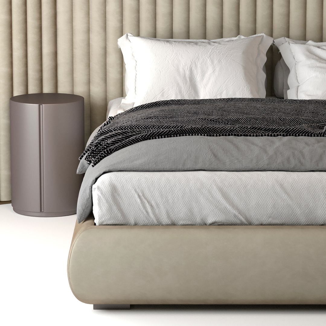 3D Model Biarritz Bed - TurboSquid 1712235