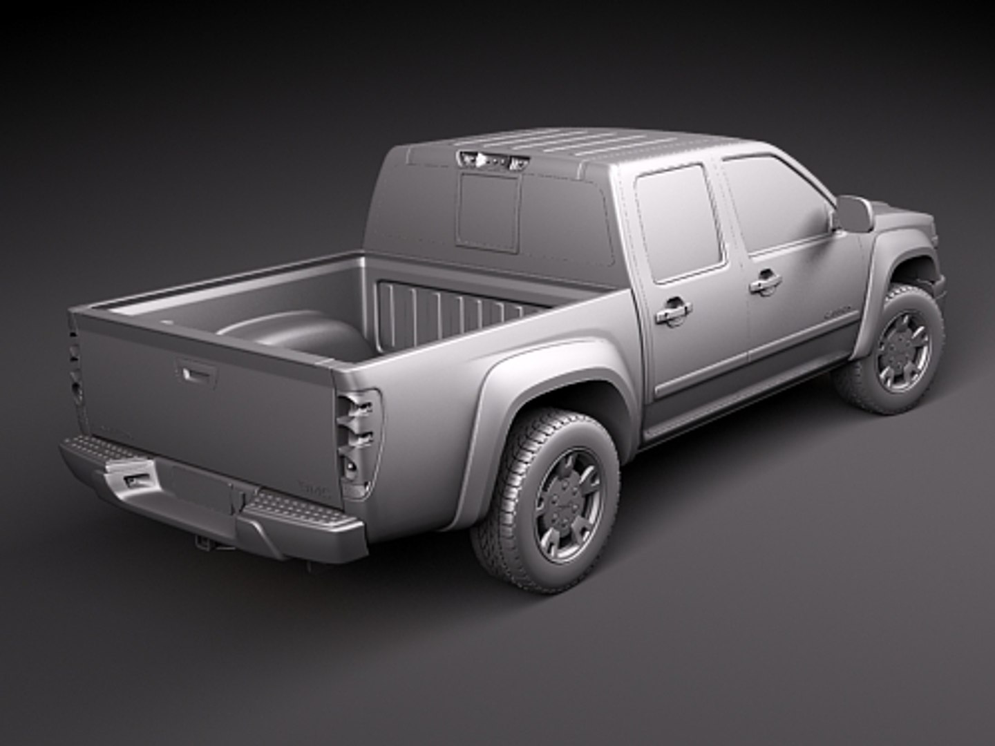3d Model Gmc Canyon 2004 2010