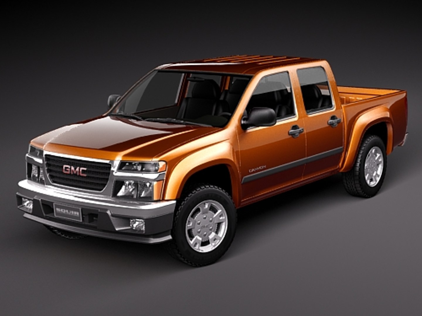 3d Model Gmc Canyon 2004 2010