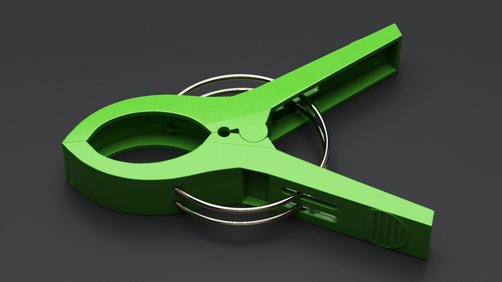Plastic Clothes Clip Green 3D Model - TurboSquid 1989335