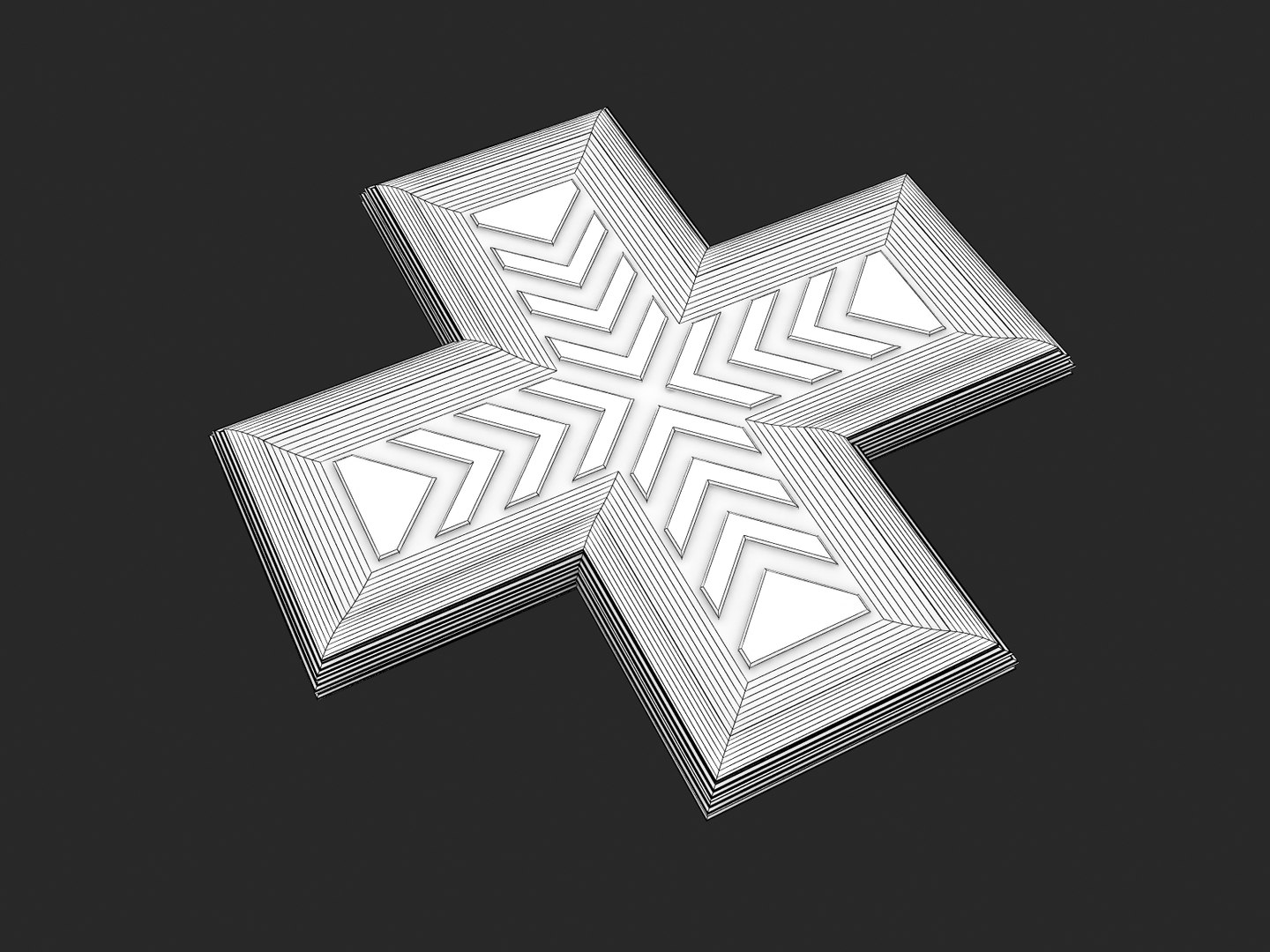 3D cross model - TurboSquid 1474031