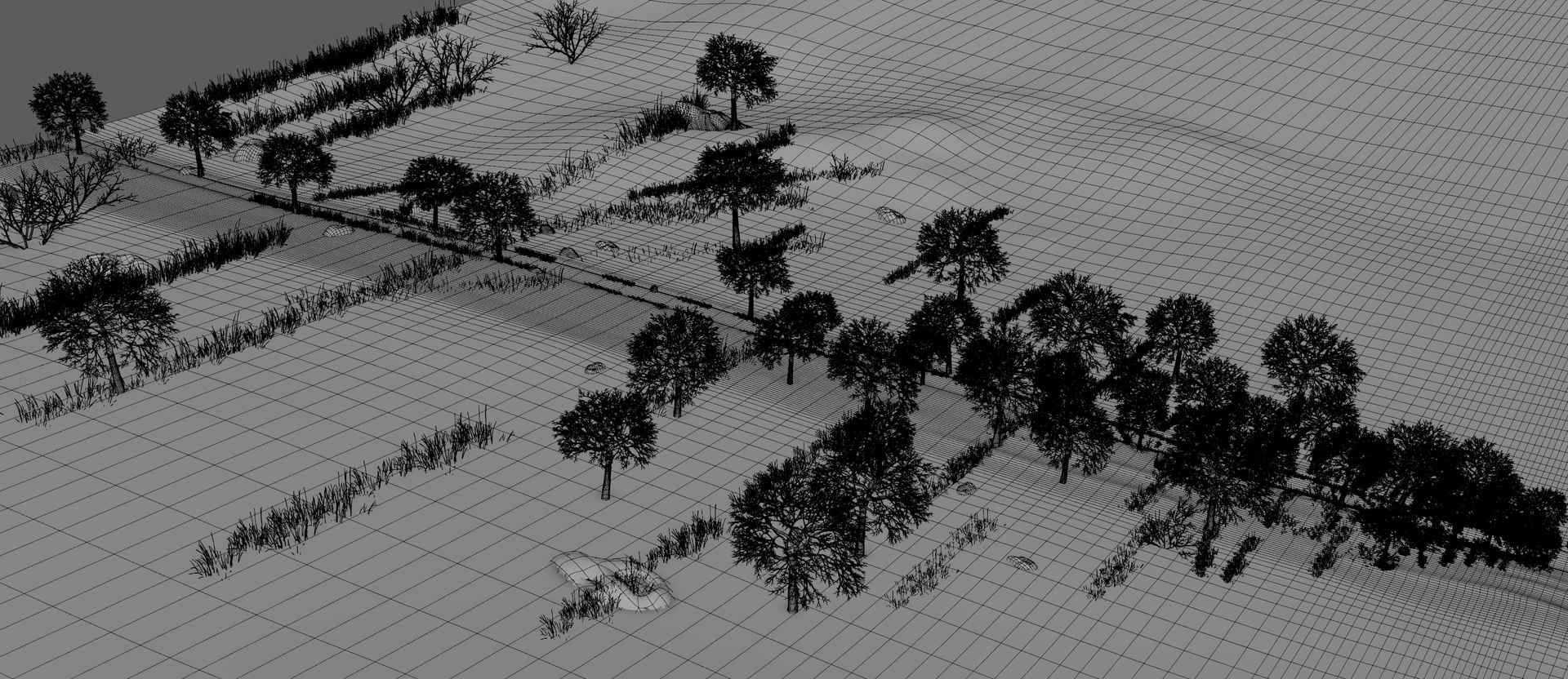 Forest Sunset Path 3D - TurboSquid 1503993