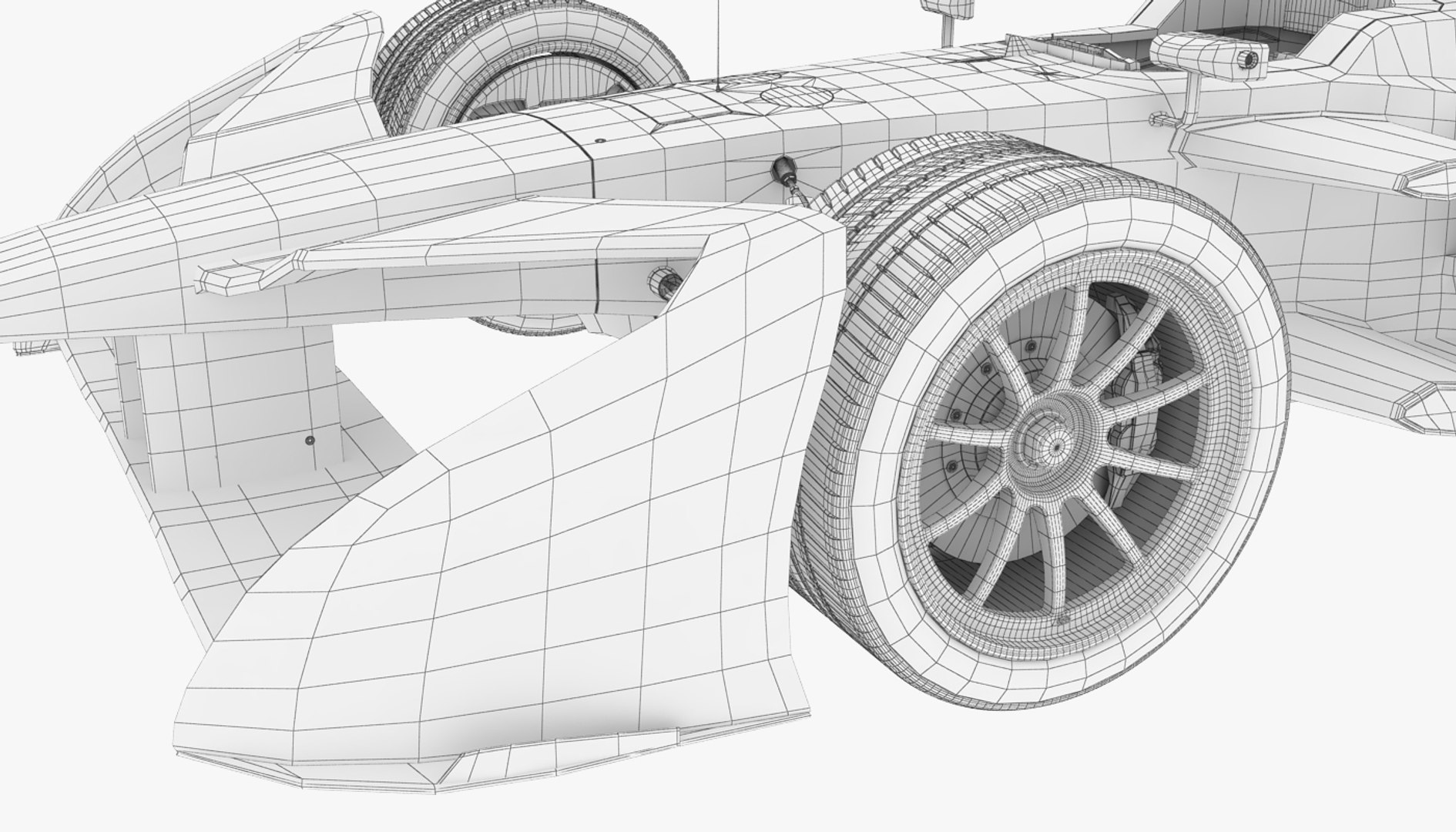 3D Model Formula Mahindra E - TurboSquid 1236382