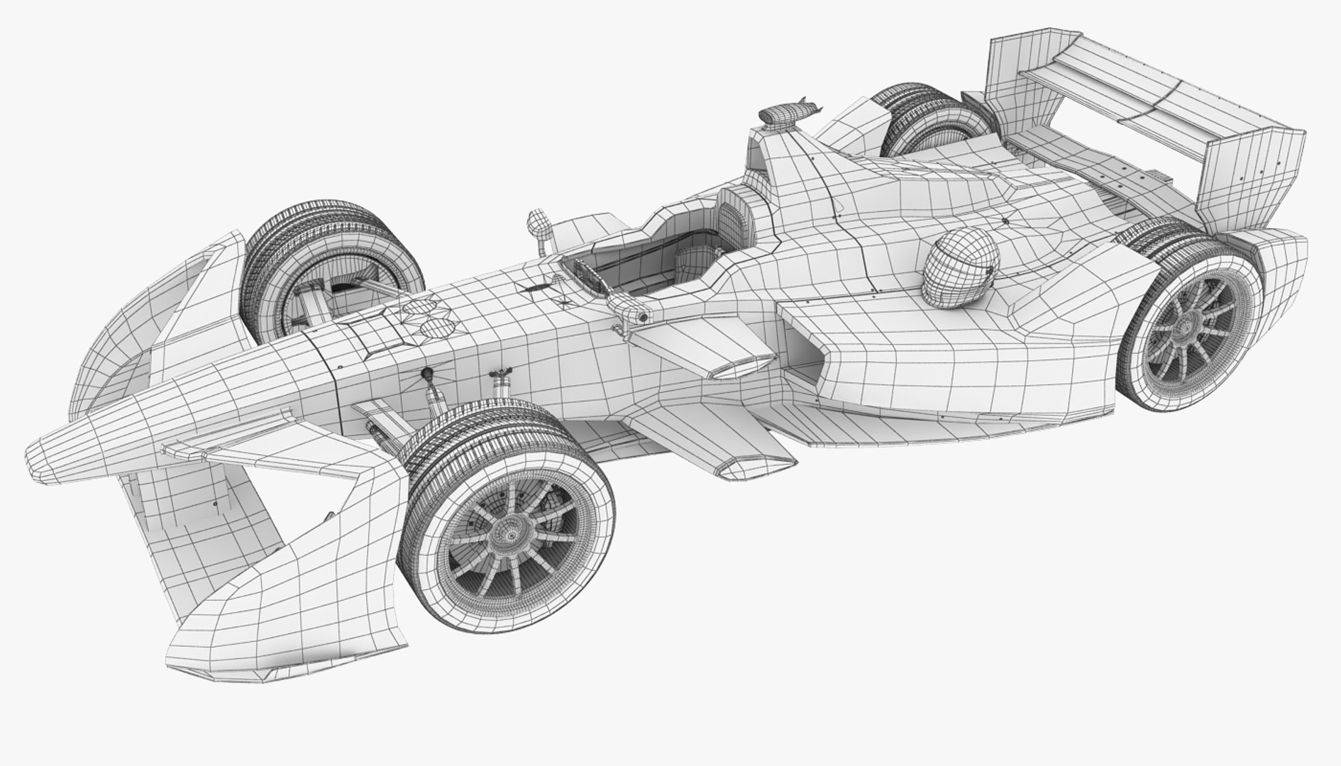 3D Model Formula Mahindra E - TurboSquid 1236382