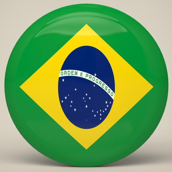 Brazil Badge 3D model - TurboSquid 1812194