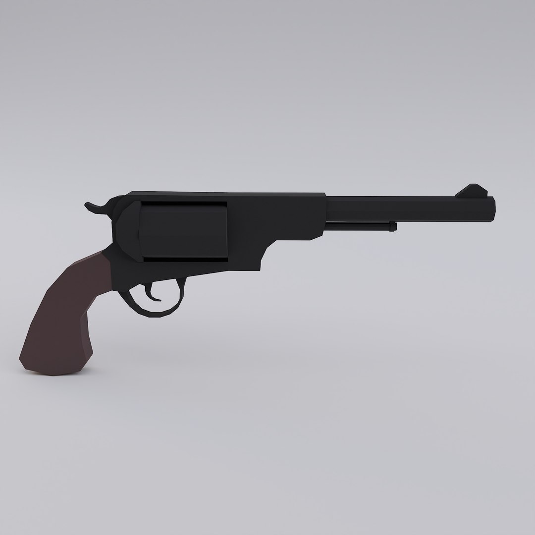 Ultimate 500 revolver 3D model - TurboSquid 1992417