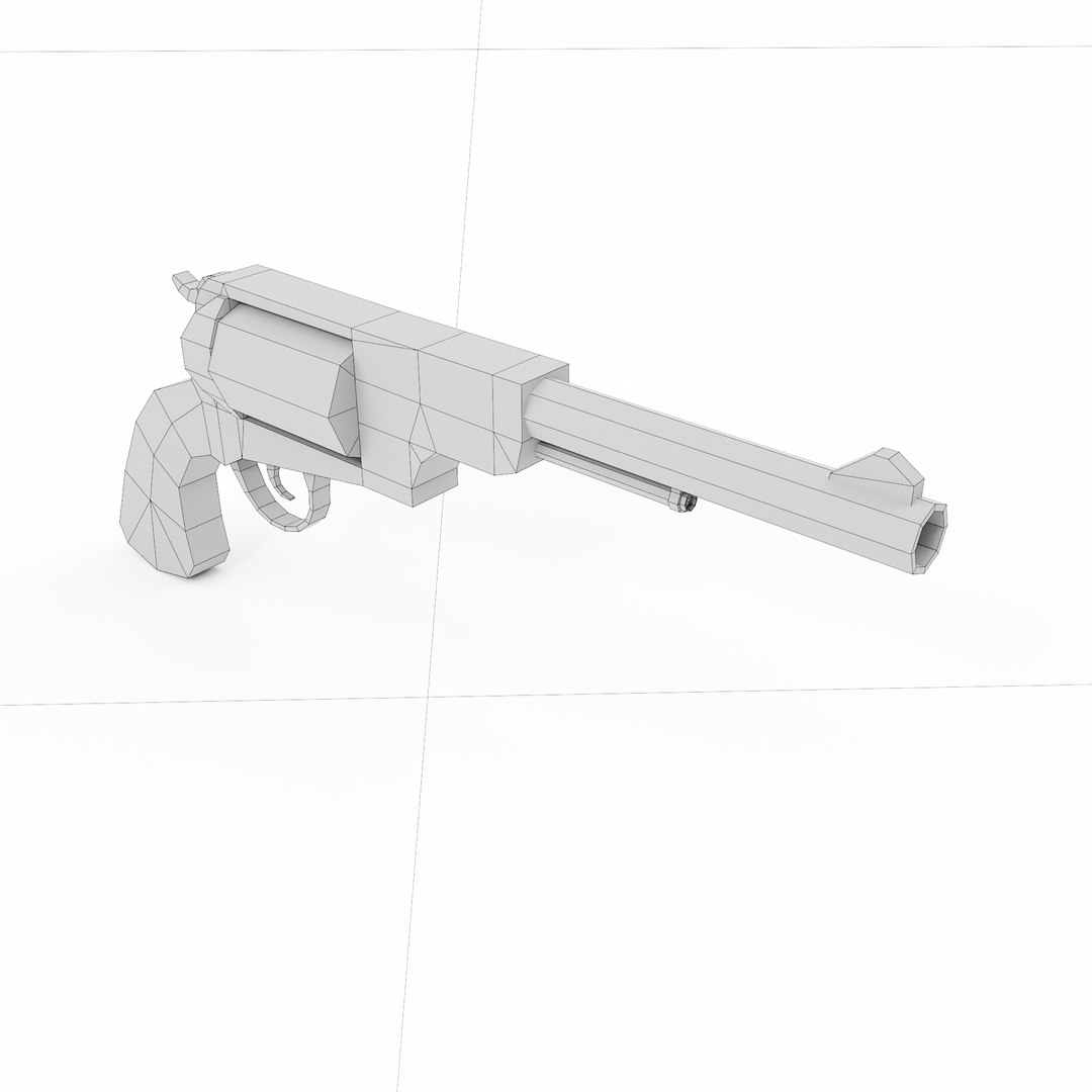 Ultimate 500 revolver 3D model - TurboSquid 1992417