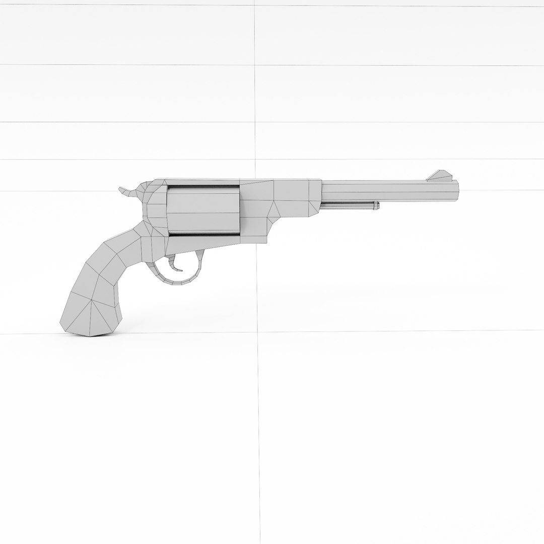 Ultimate 500 revolver 3D model - TurboSquid 1992417