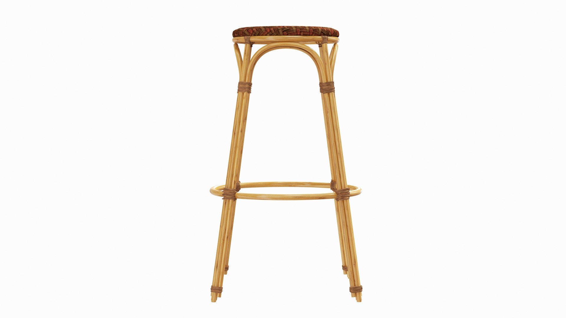 3D Bar Bamboo Stool - TurboSquid 1534222