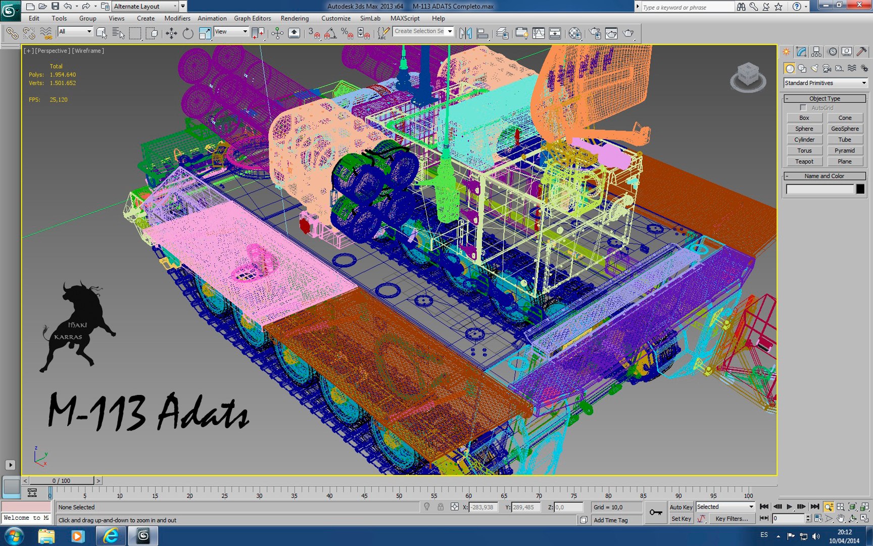 M-113 Adats 3d Model
