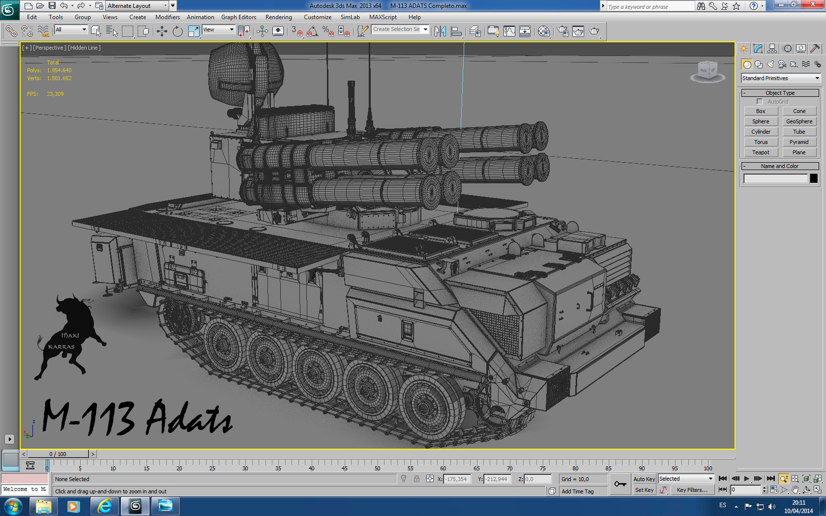 m-113 adats 3d model